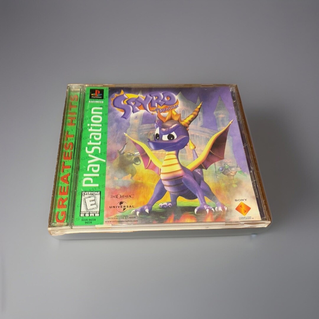 Spyro the Dragon PS1 (sony, Playstation, 1998) CIB W/manual Tested ...