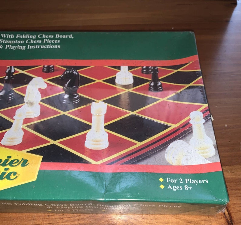 Pressman Premier Classic Chess Set 1980s Plastic 2.5" King +board Good ...