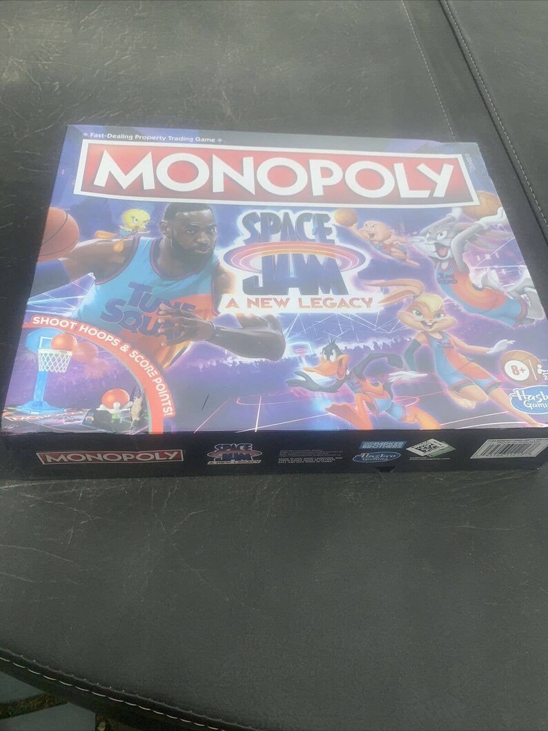 Monopoly: Space Jam A New Legacy Edition Board Game - Lebron James ...