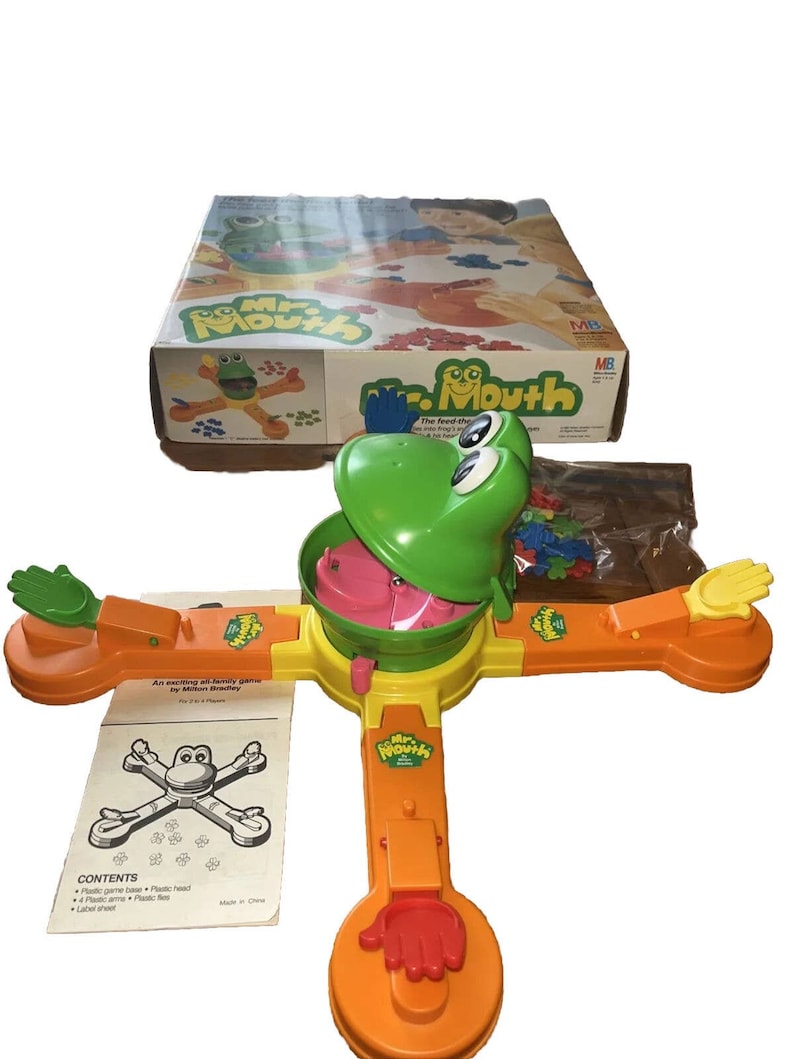 Mr. Mouth 1987 Vintage Board Game Tomy Toys Complete and Working ...