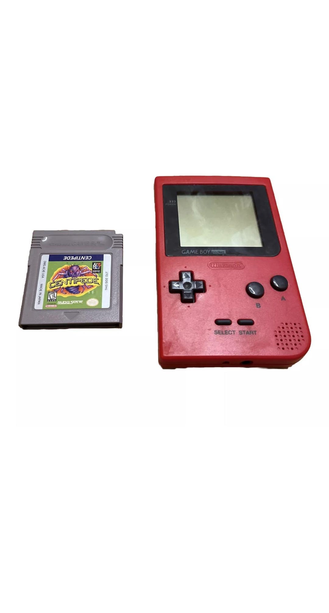 Nintendo Gameboy Pocket Handheld Red MGB-001 With Game Tested - Etsy