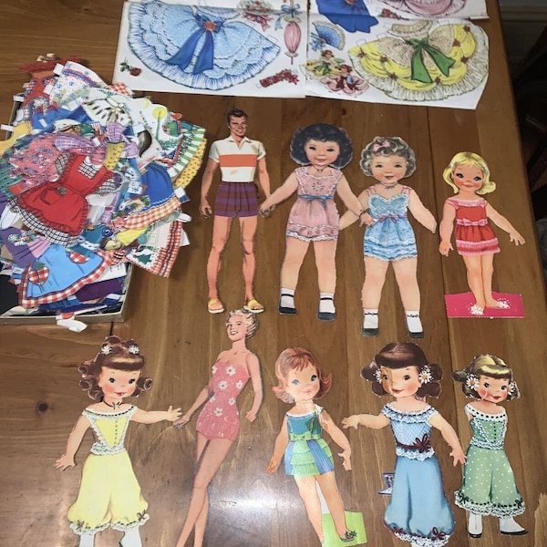 1950s Paper Dolls - Etsy