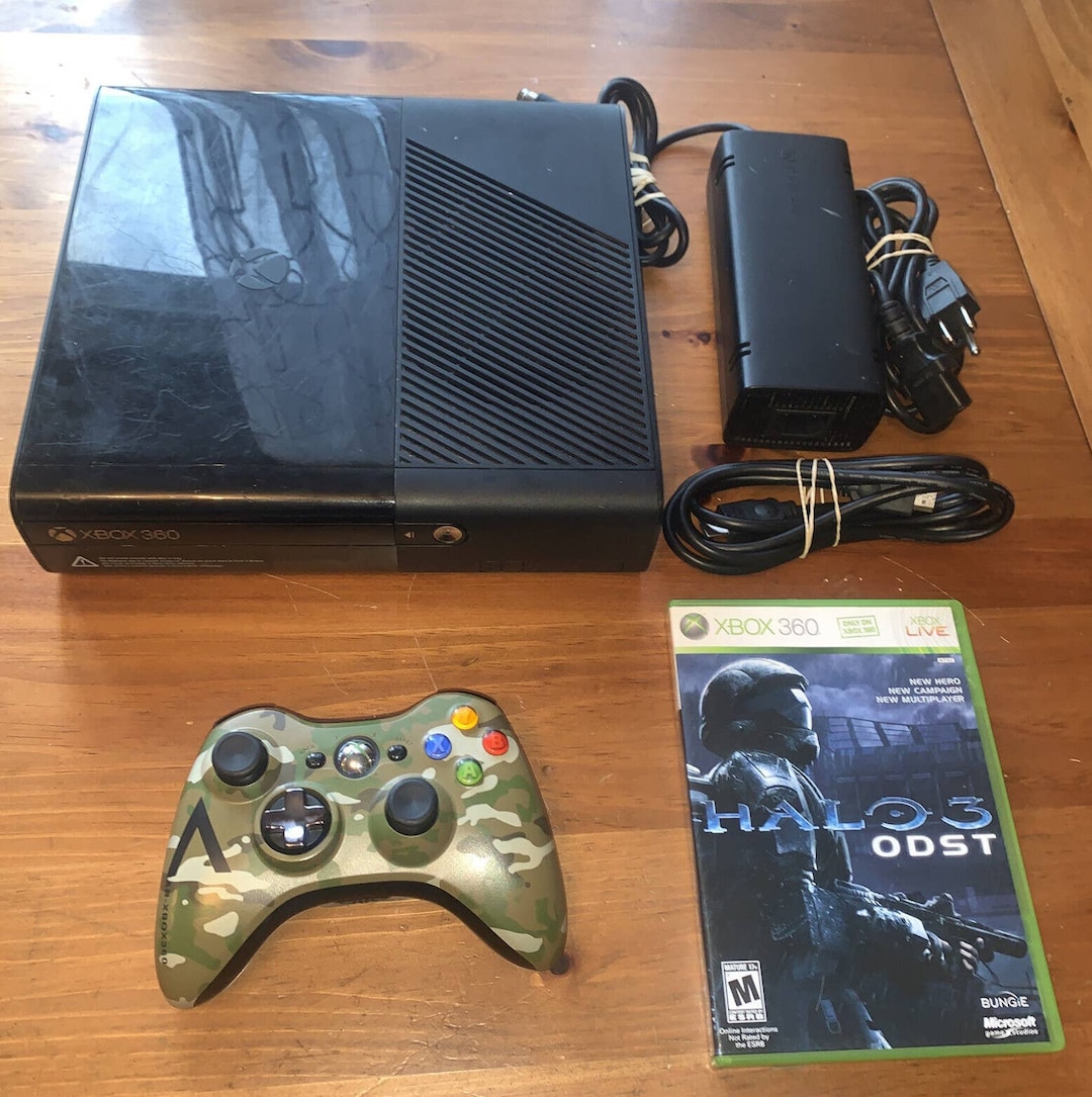 Xbox 360E Edition Console + Halo Game and Controller - Etsy