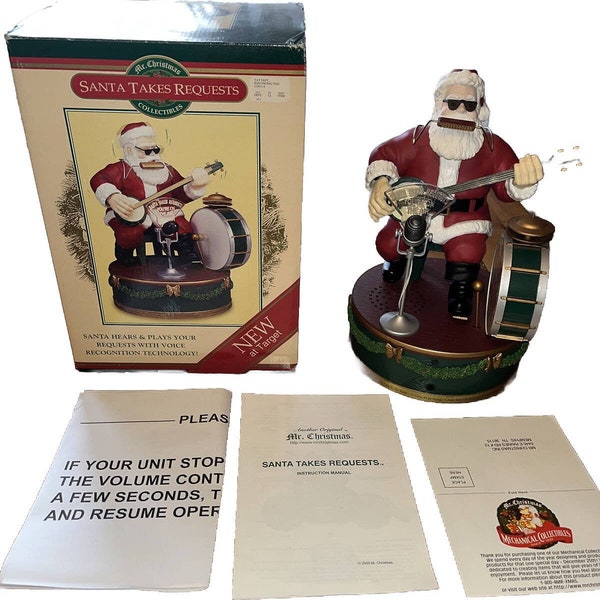 Mr Christmas Animated Music Box - Etsy