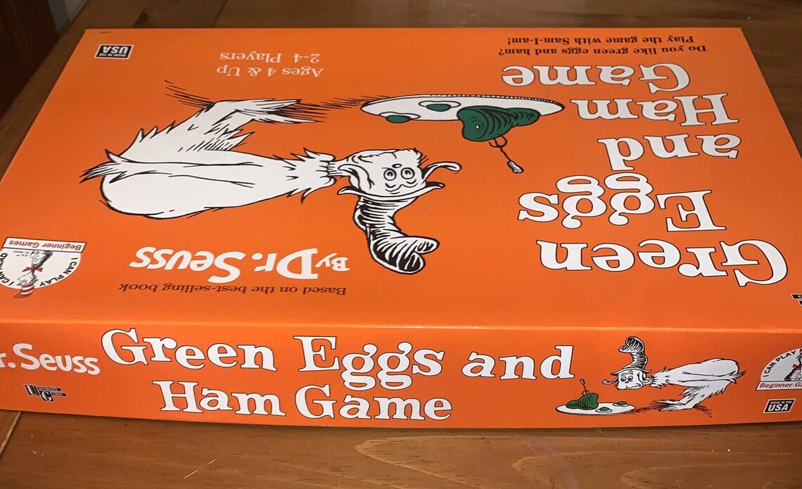 Green Eggs and Ham Board Game Dr. Seuss University Games Brand NEW Open ...