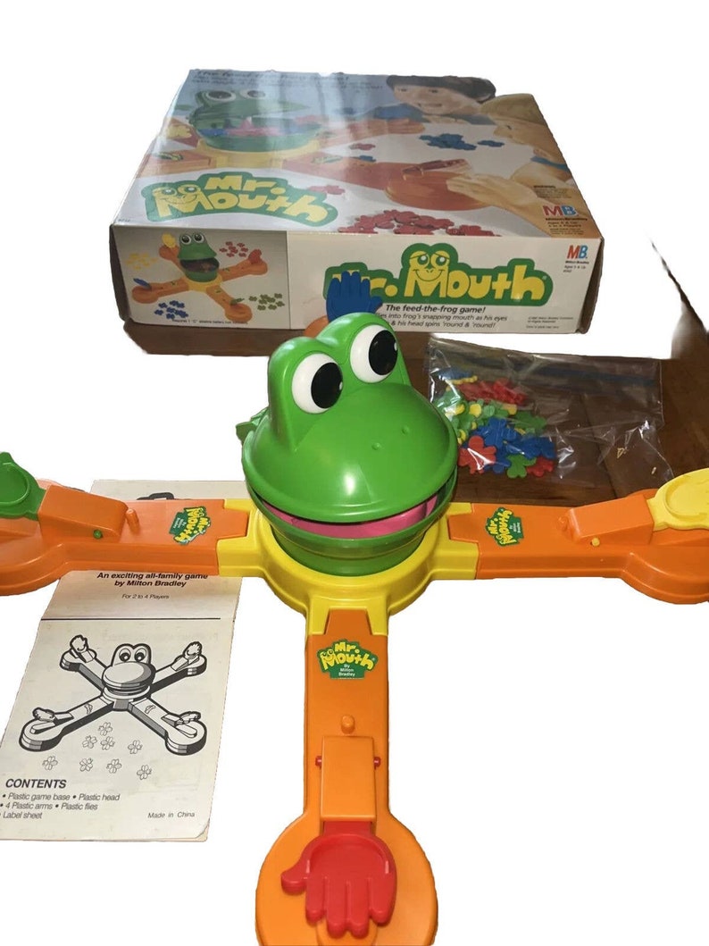 Mr. Mouth 1987 Vintage Board Game Tomy Toys Complete and Working ...