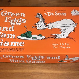 Green Eggs and Ham Board Game Dr. Seuss University Games Brand NEW Open ...
