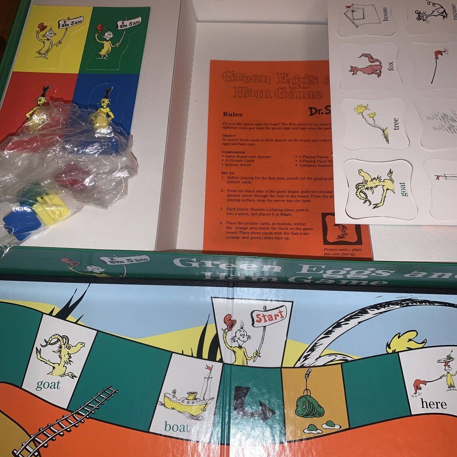 Green Eggs and Ham Board Game Dr. Seuss University Games Brand NEW Open ...