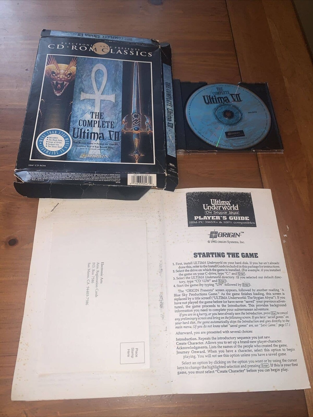 The Complete Ultima VII 7 IBM Game 1994 Cd-rom - Damaged Box - Etsy