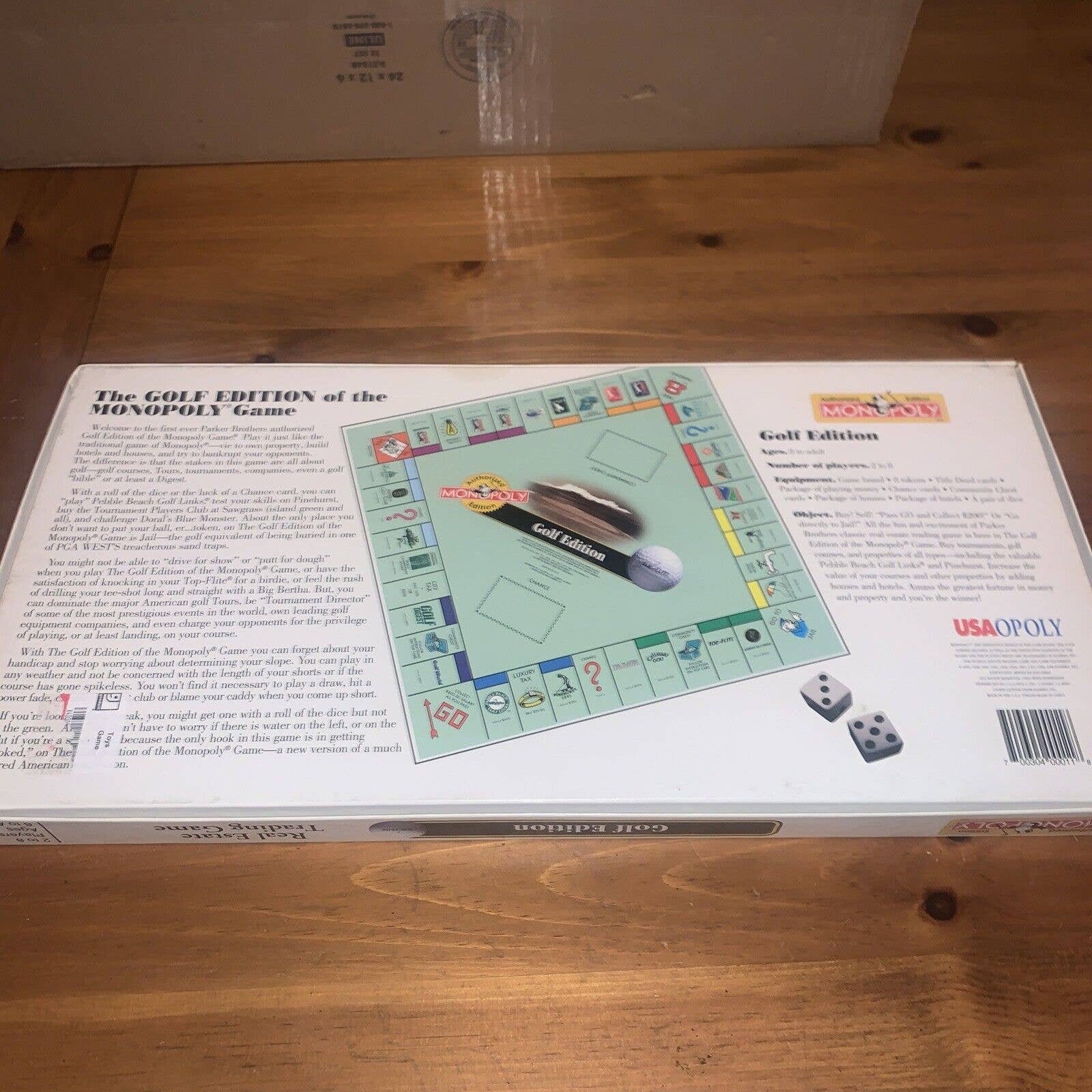 Vintage MONOPOLY GOLF EDITION Board Game Complete 1996 Family Game ...