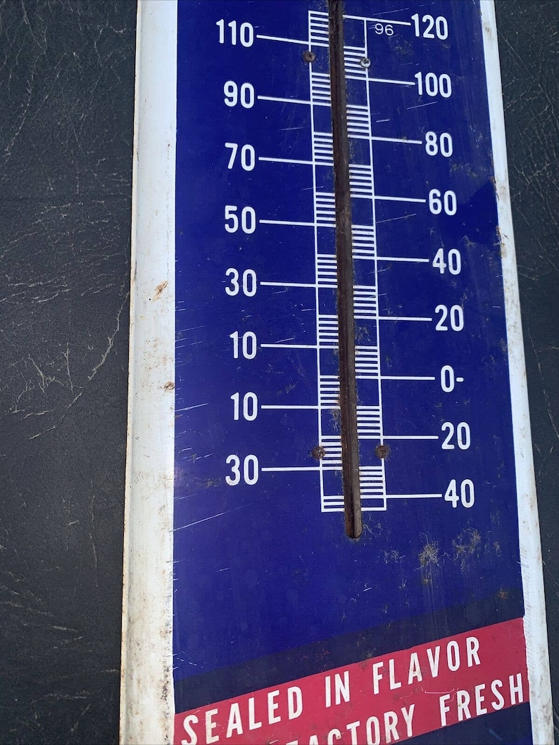 Mail Pouch Chewing Tobacco 39" Thermometer Sign Vintage 1950’s - Etsy