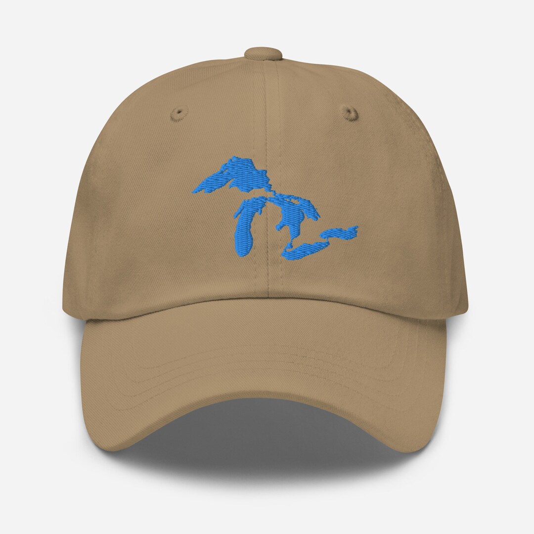 Great Lakes Embroidered Dad Hat | Choose Your Embroidery Color | Great ...