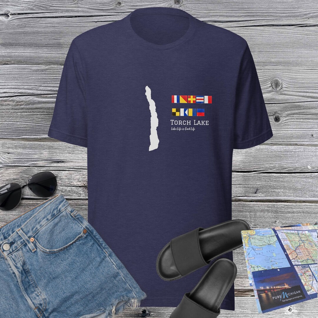 Torch Lake T-shirt - Etsy