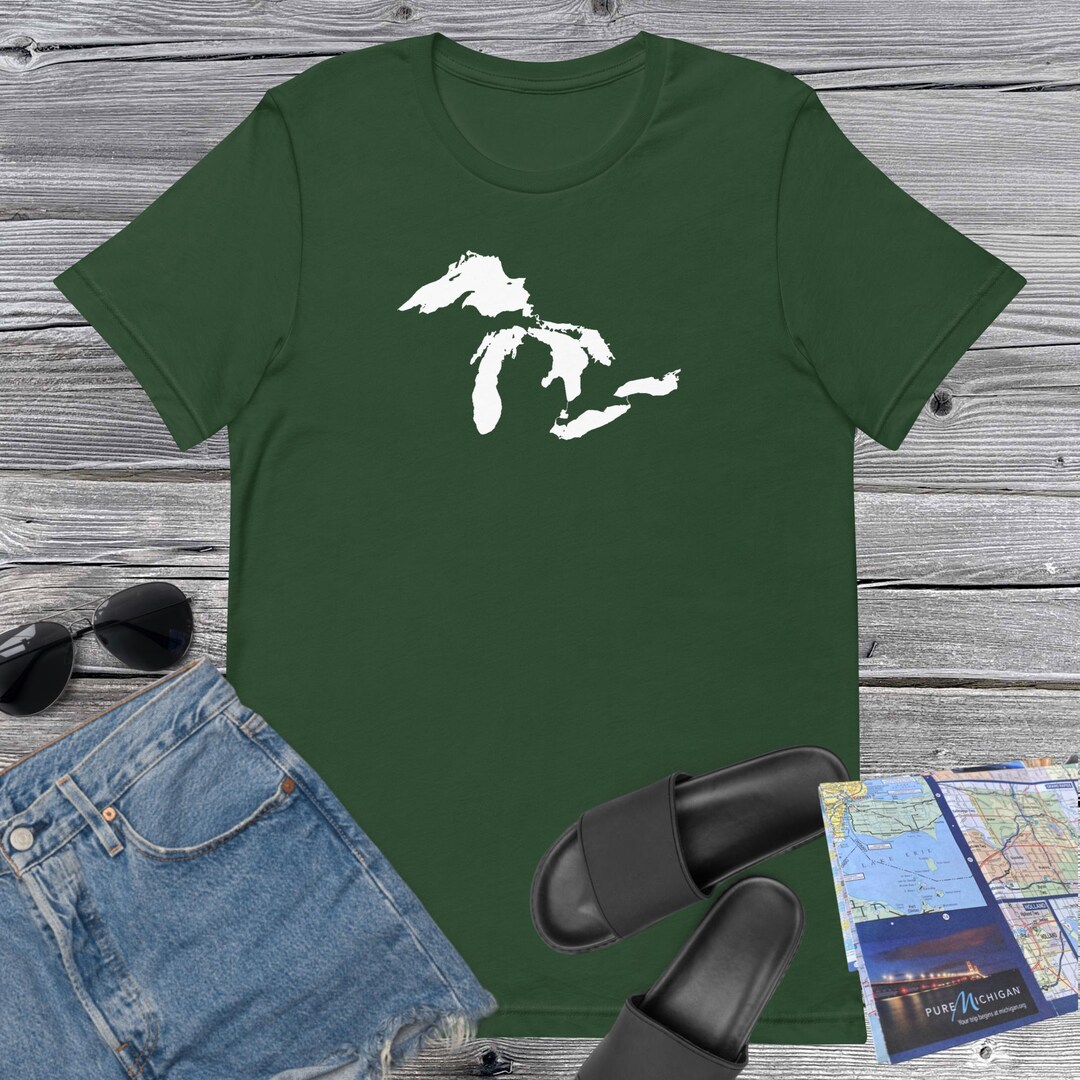 Great Lakes T-shirt : White - Etsy