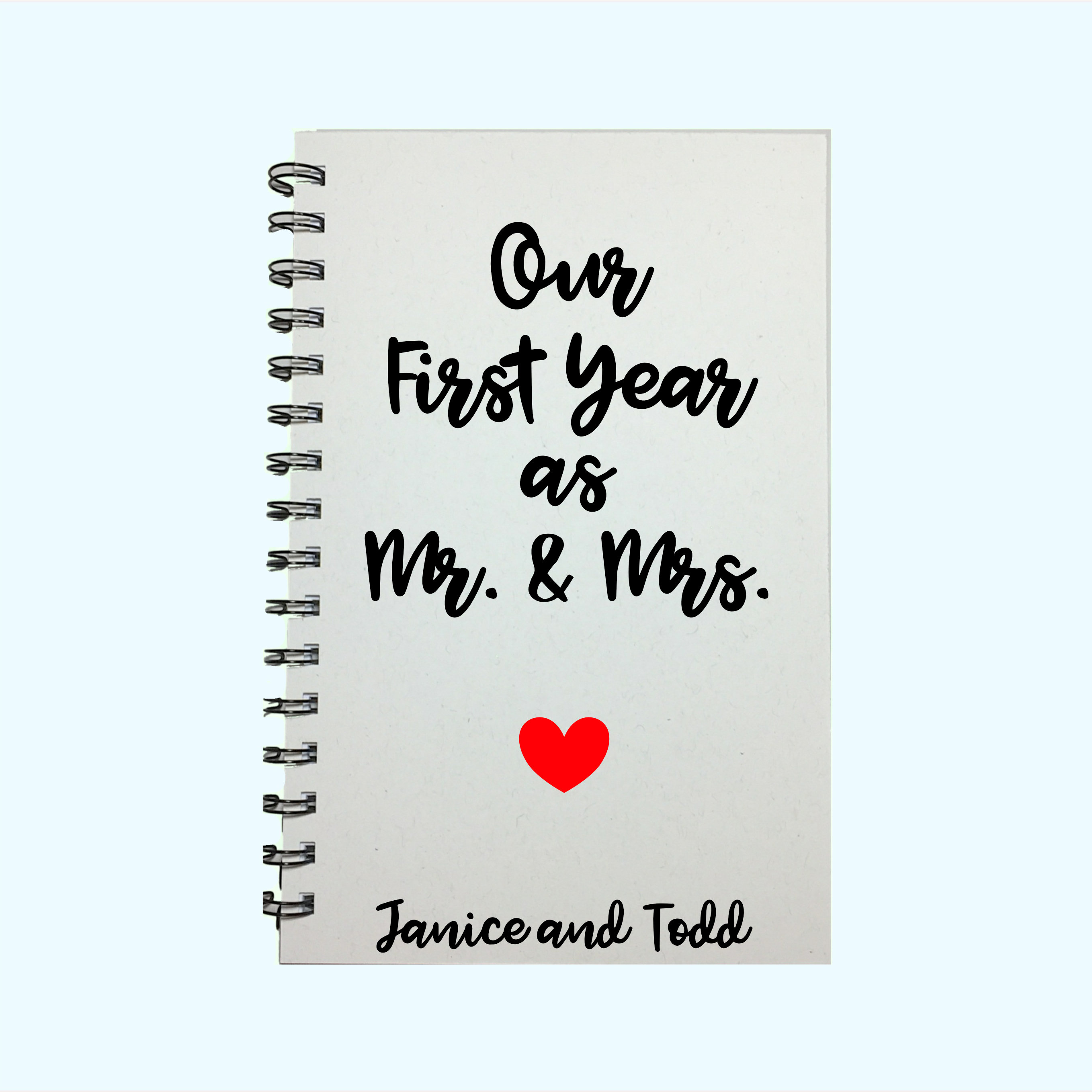 Our First Year Our First Year Together Book Mr and Mrs | Etsy