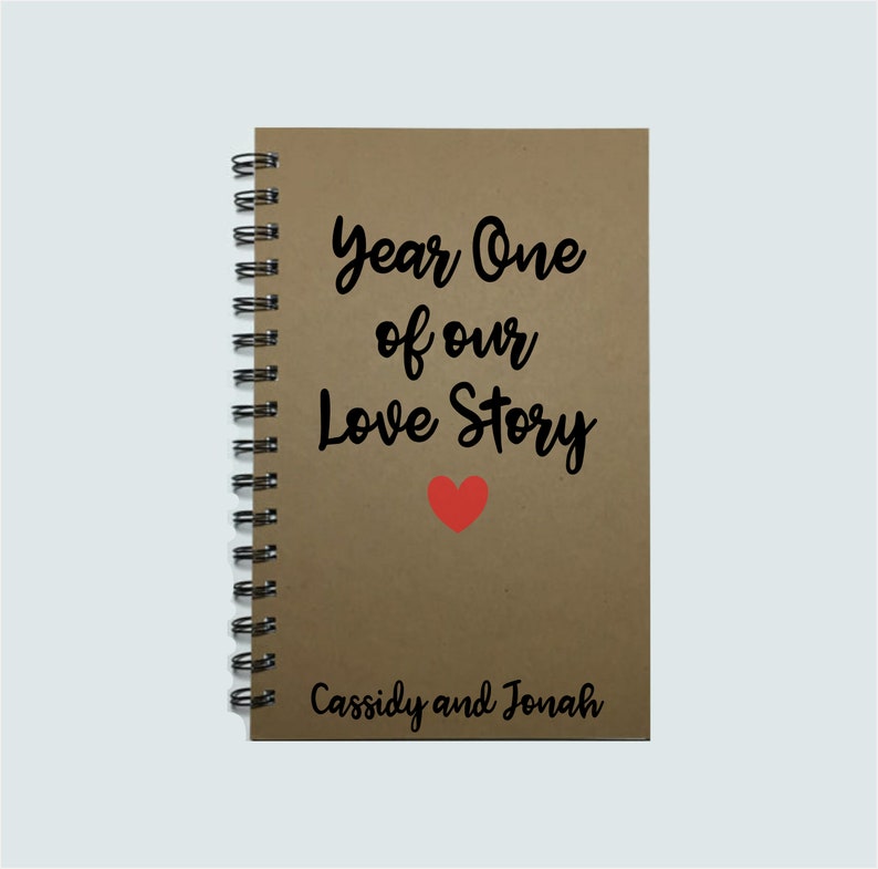 Year One Our Love Story Our First Year Together Book Year - Etsy
