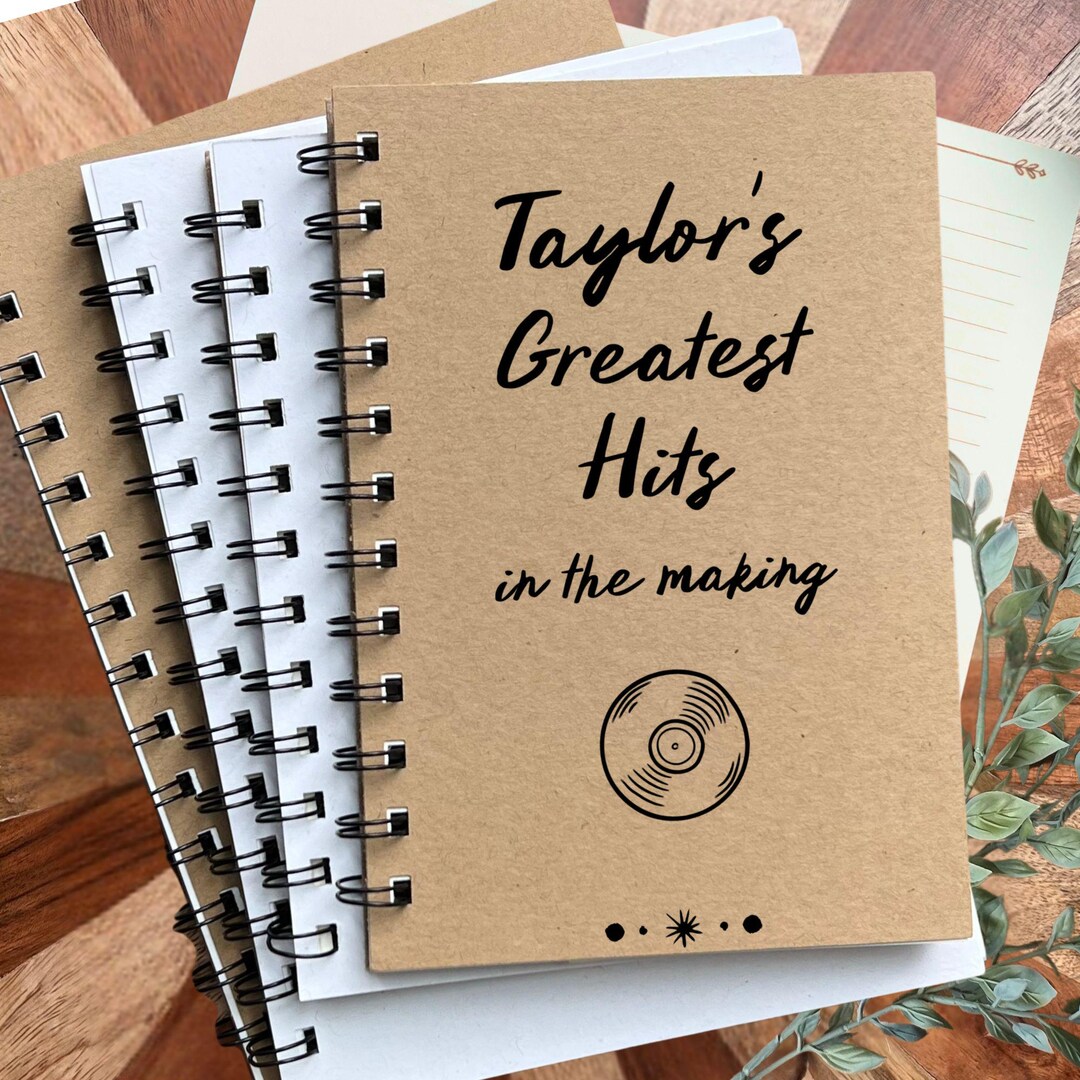 Personalized Music Notebook With Half Lined Half Blank Pages, Greatest ...