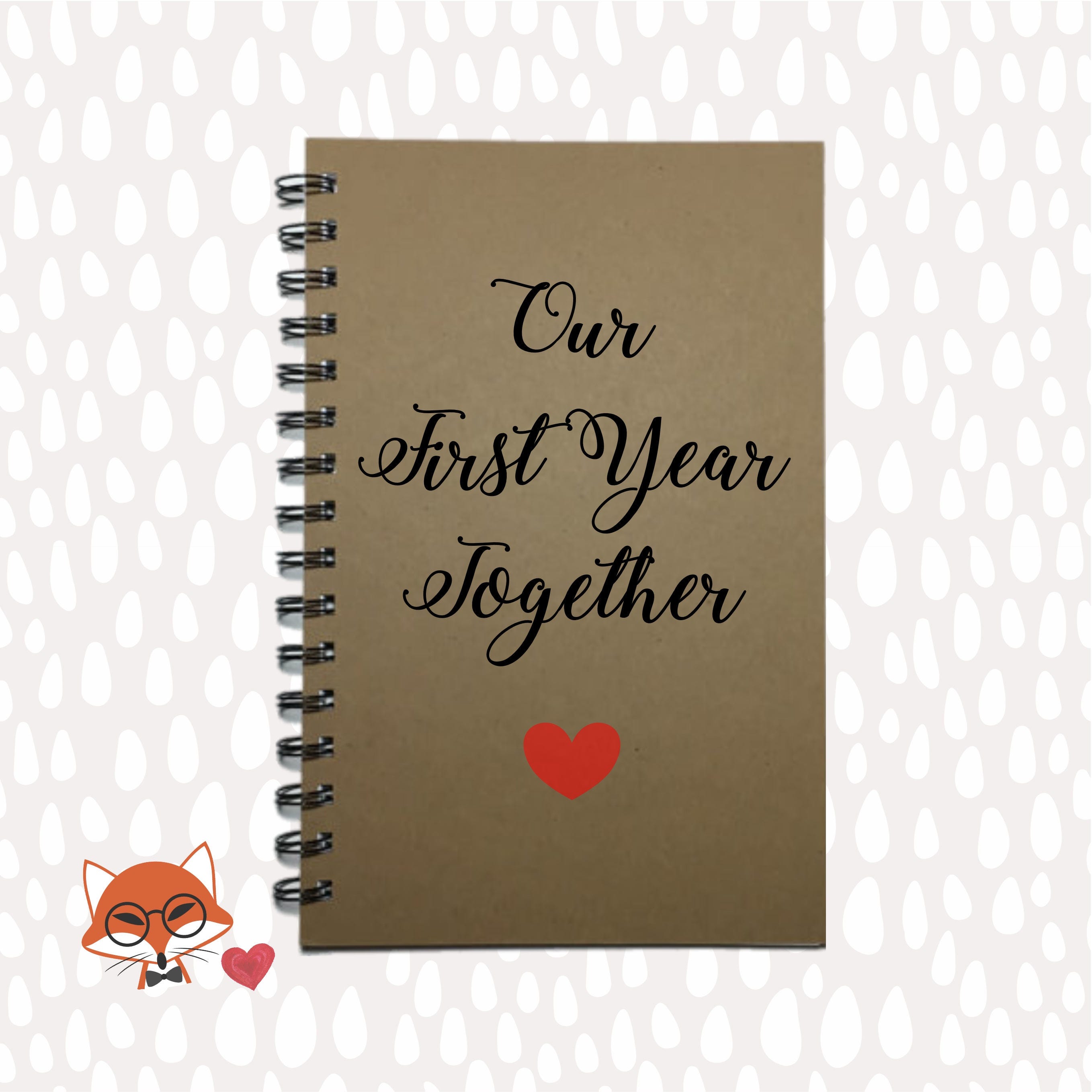 Our First Year Together Our First Year Anniversary Gift | Etsy