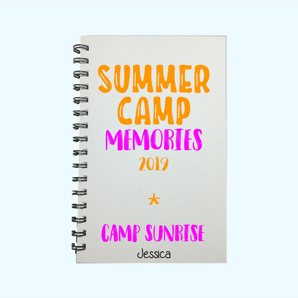 Summer Camp Journal Summer Camp Camping Journal Camping - Etsy