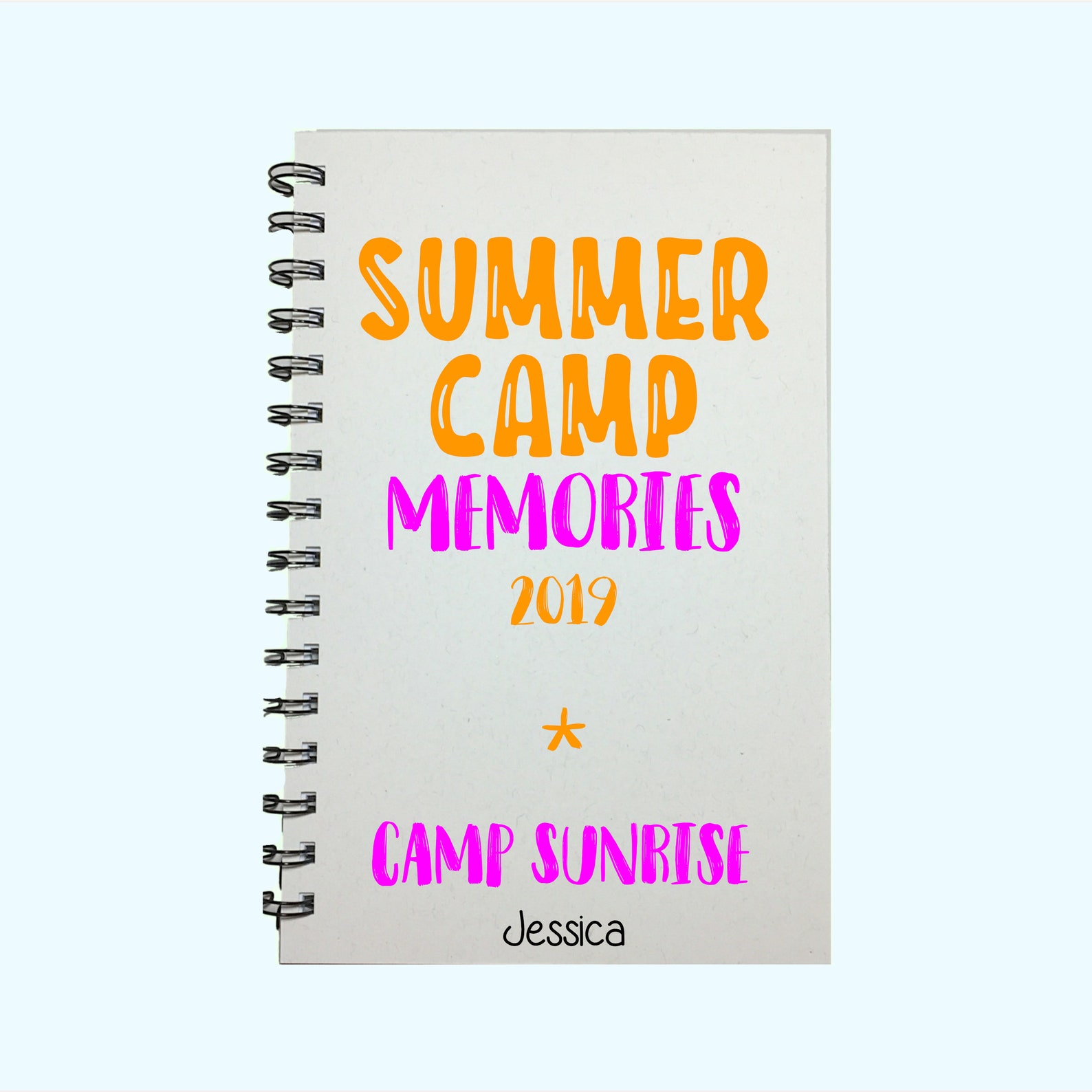 Summer Camp Journal, Summer Camp, Camping Journal, Camping Notebook ...