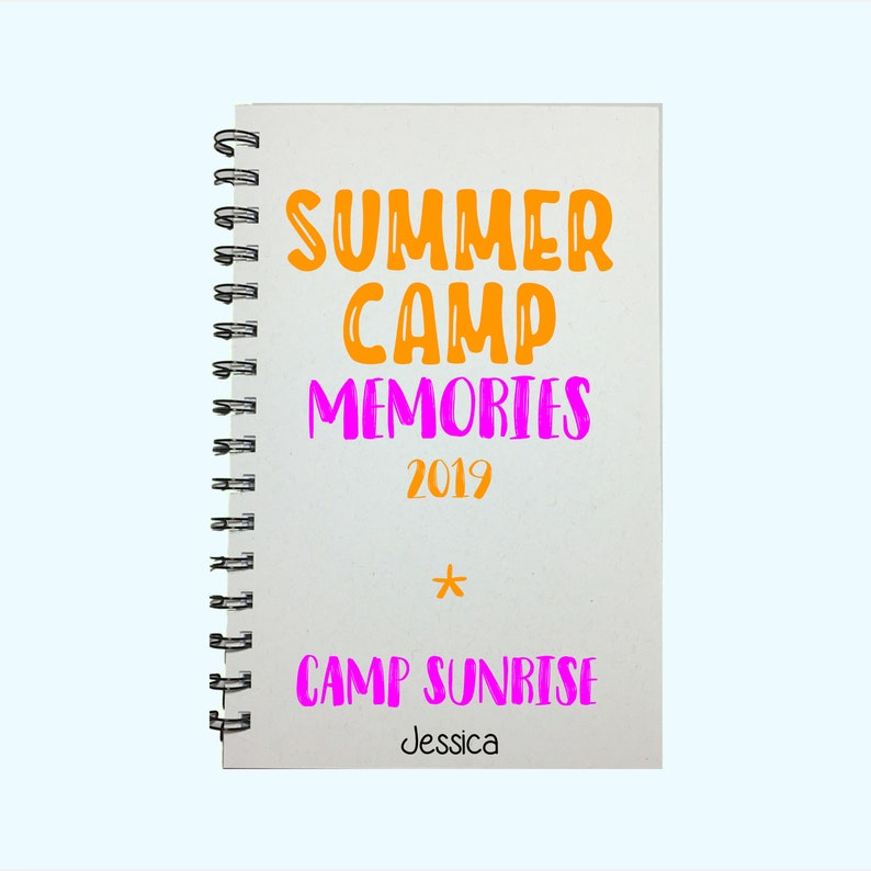 Summer Camp Journal Summer Camp Camping Journal Camping - Etsy