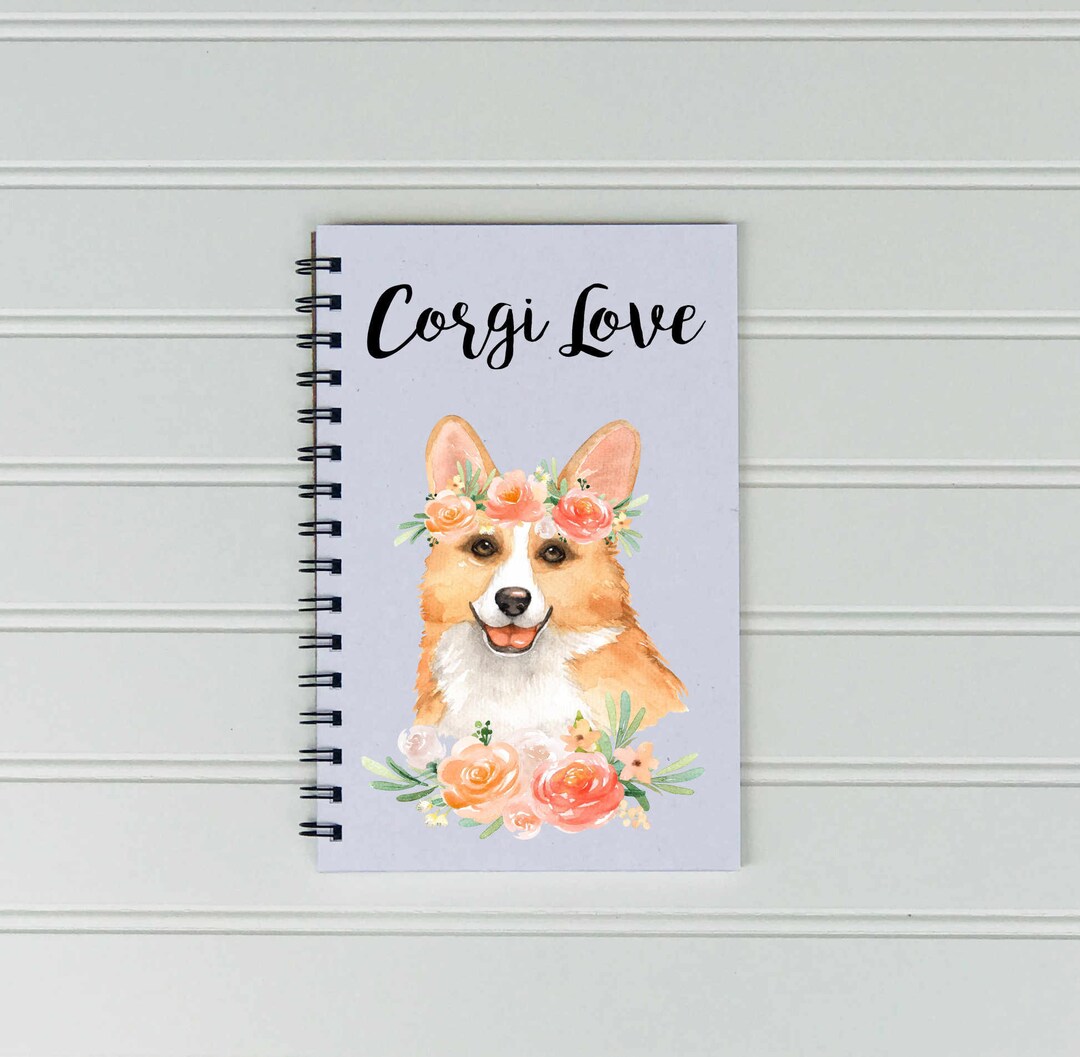 Corgi, Corgi Gift, Journal, Corgi Journal, Dog Lover Gift, Dog Gift ...