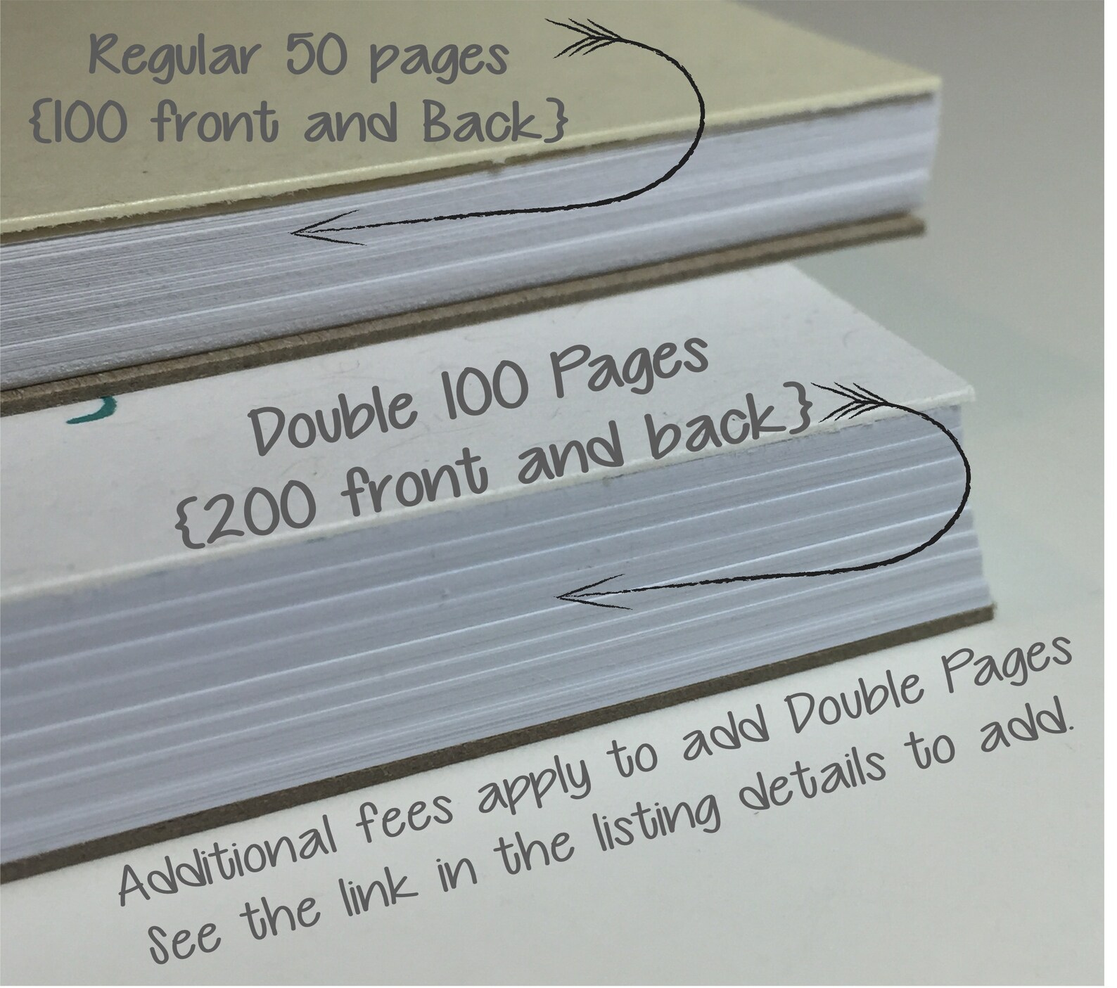 Double Your Pages in One Notebook - Etsy