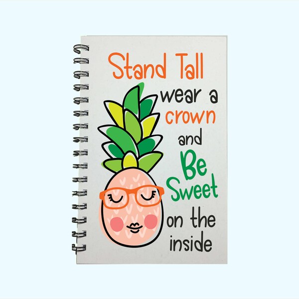 Pineapple Notebook - Etsy