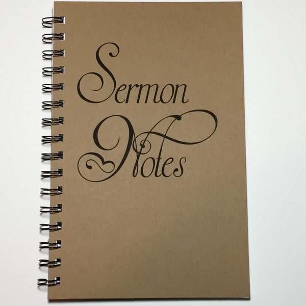 Church Notebook - Etsy