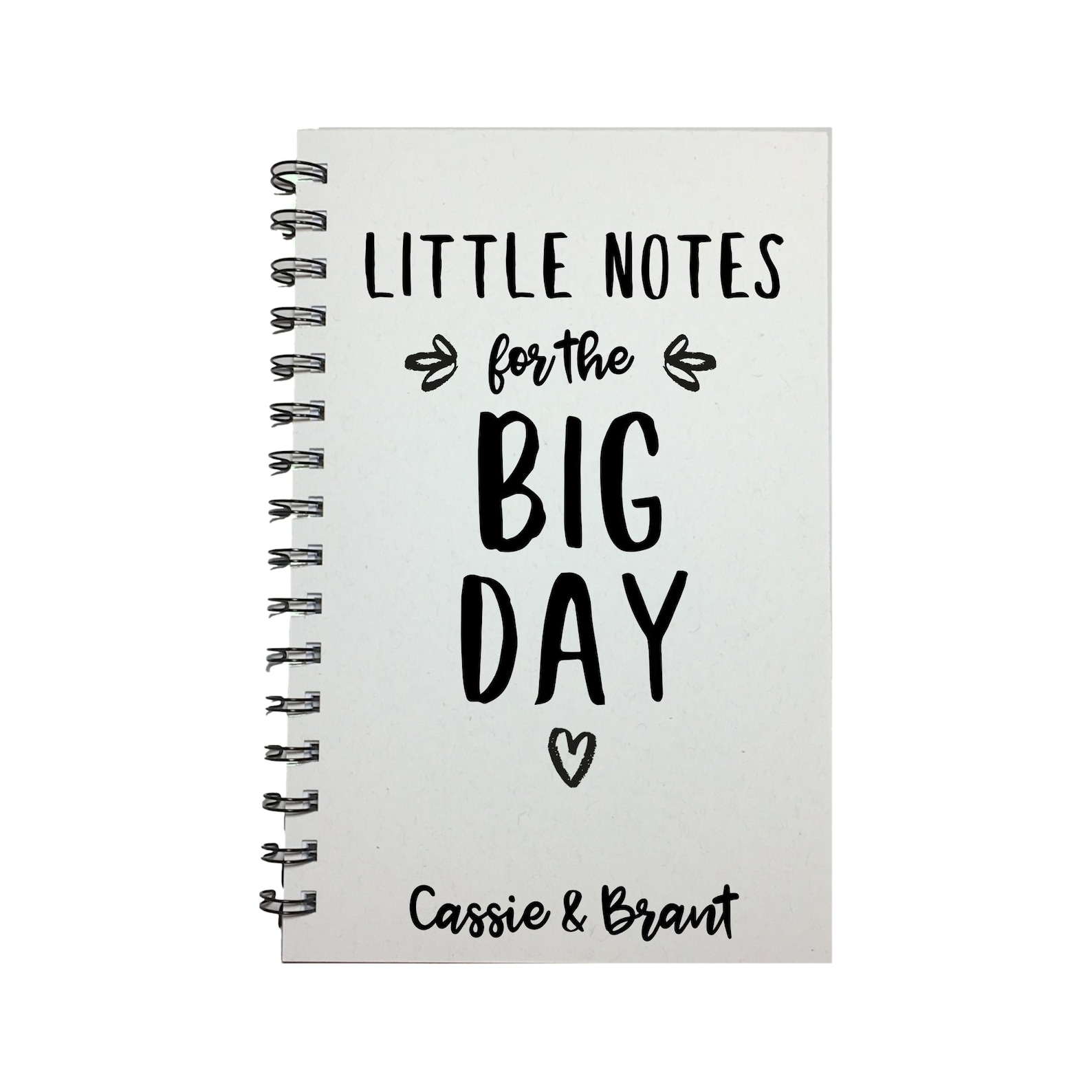 Little Notes for the Big Day Wedding Notebook Wedding - Etsy