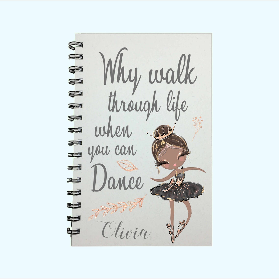 Dance Journal Ballet Recital Gift Pointe Dance Recital - Etsy
