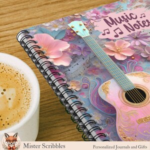 Music Notes, Song Writing Journal, Music Gift for Girls, Songwriting ...