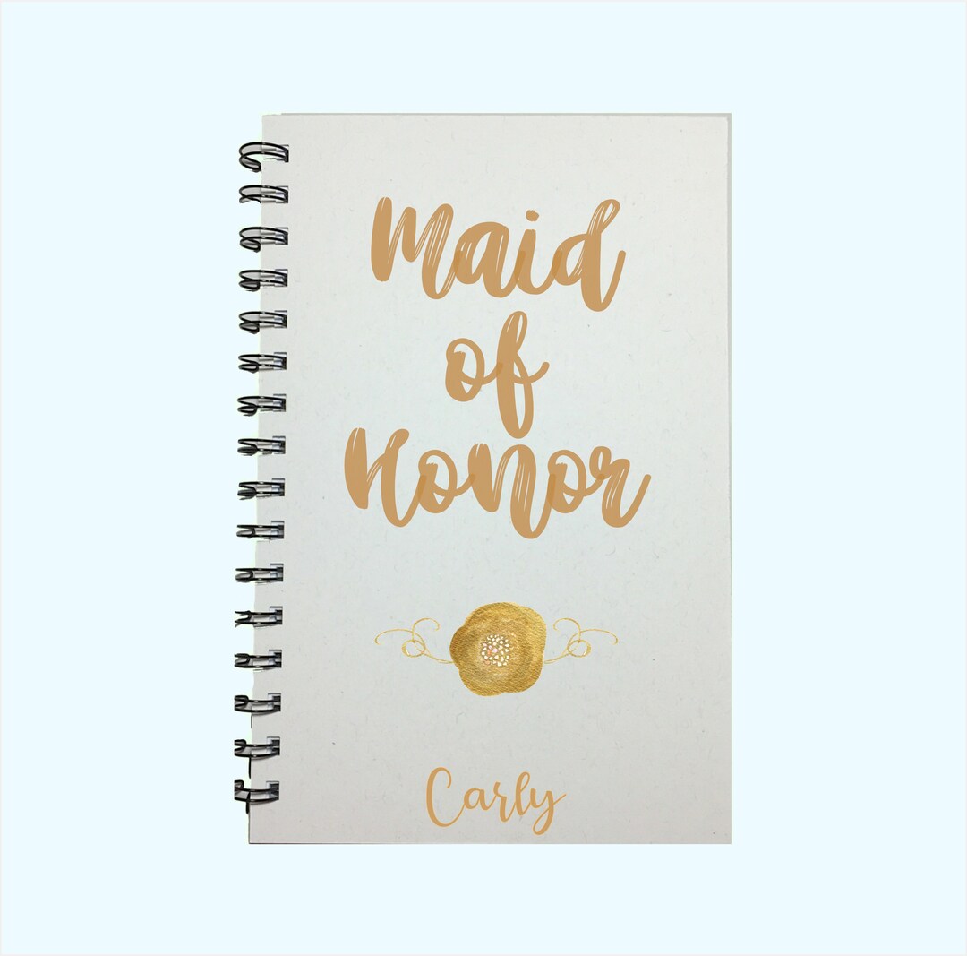 Maid of Honor, Maid of Honor Notes, Maid of Honor Gift, Personalized ...