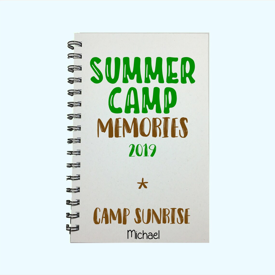 Summer Camp Journal Summer Camp Camping Journal Camping - Etsy