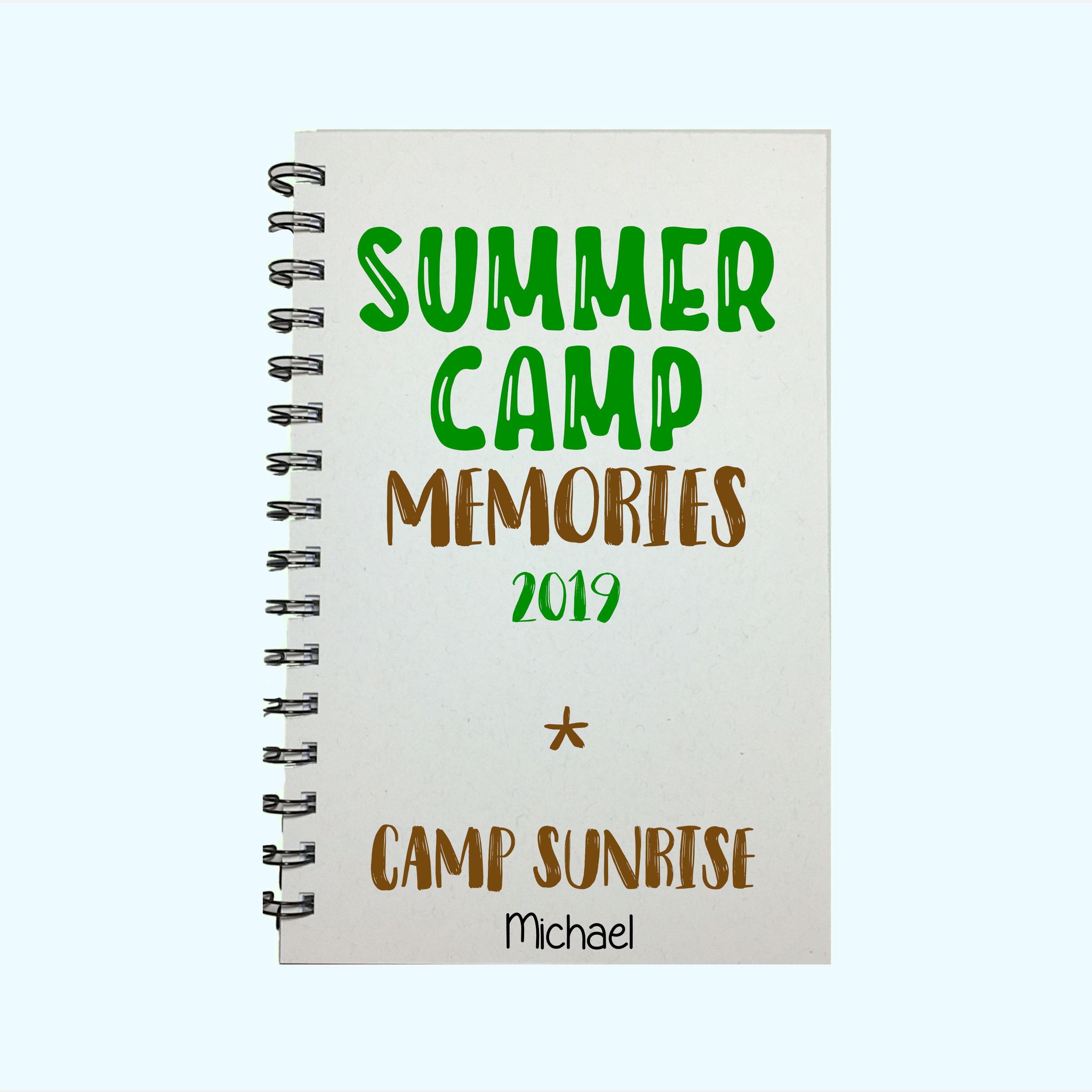 Summer Camp Journal Summer Camp Camping Journal Camping - Etsy