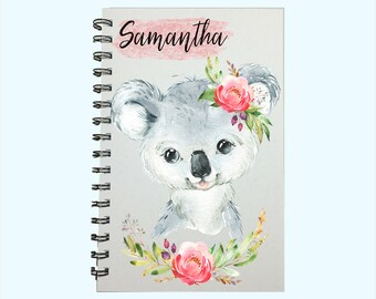 Koala Engraved A5 Leatherette Journal, Notebook, Personal Diary - Etsy