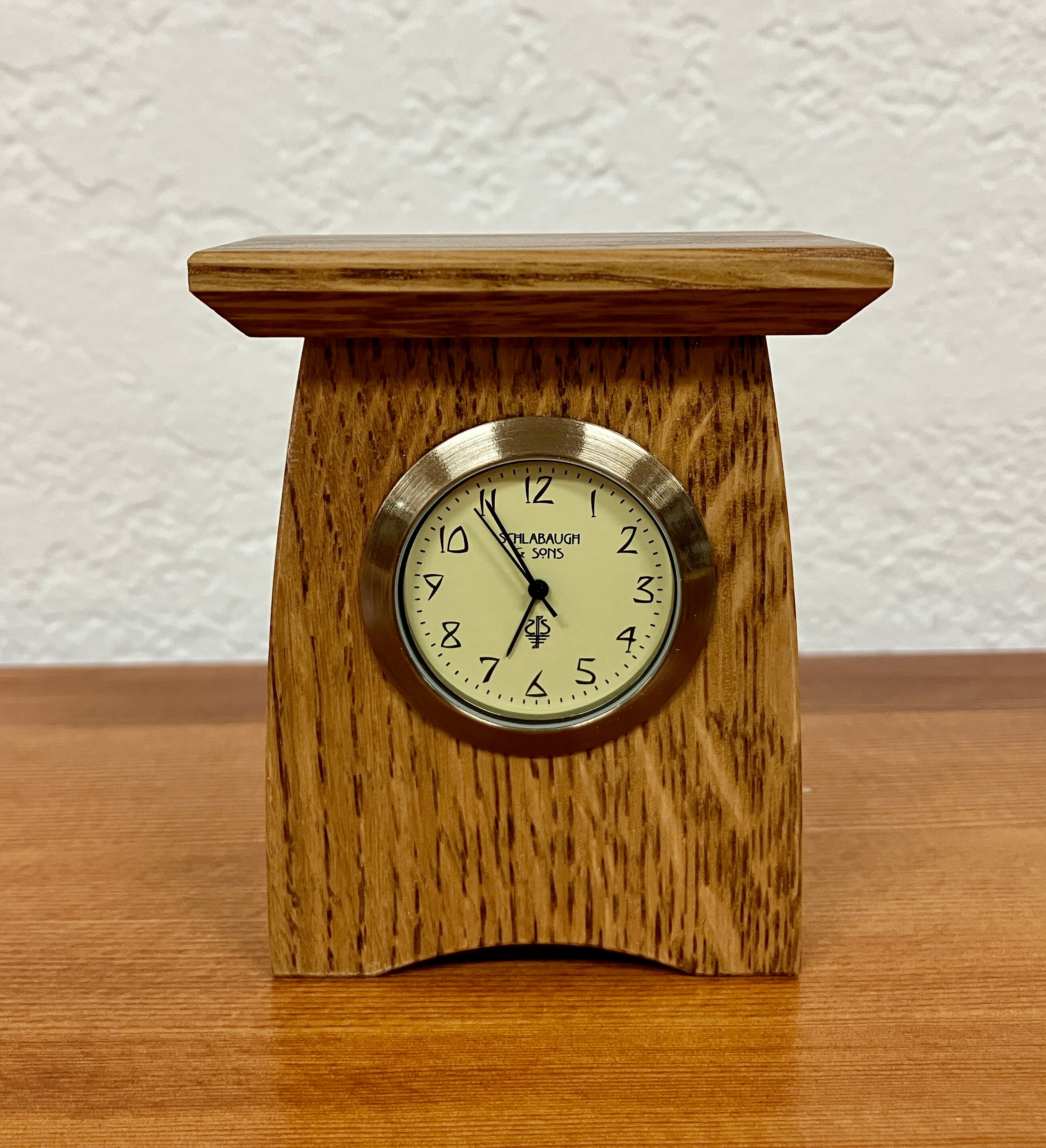 Arts & Crafts Mini Mantel Clock - Etsy