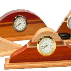 Mini Quartz Clock Fit-up Movement Gold Bezel With Ivory Arabic Dial 1 7 ...