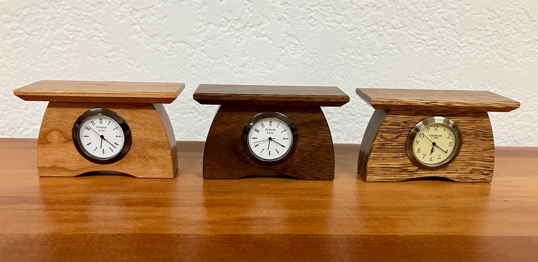 Arts & Crafts Mini Mantel Clock - Etsy