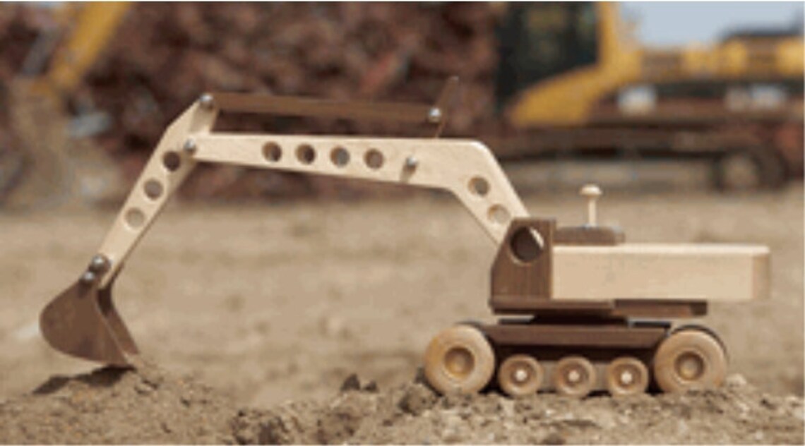 Pattern for Construction-grade Excavator Plan by WOOD Magazine - Etsy