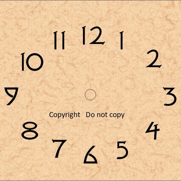 Small Clock Inserts for Crafts - Etsy