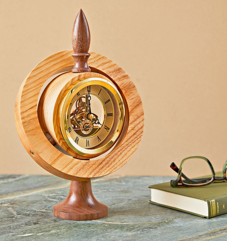 4 1/16 Inch Gold Skeleton Clock Insert With Gold Bezel - Etsy