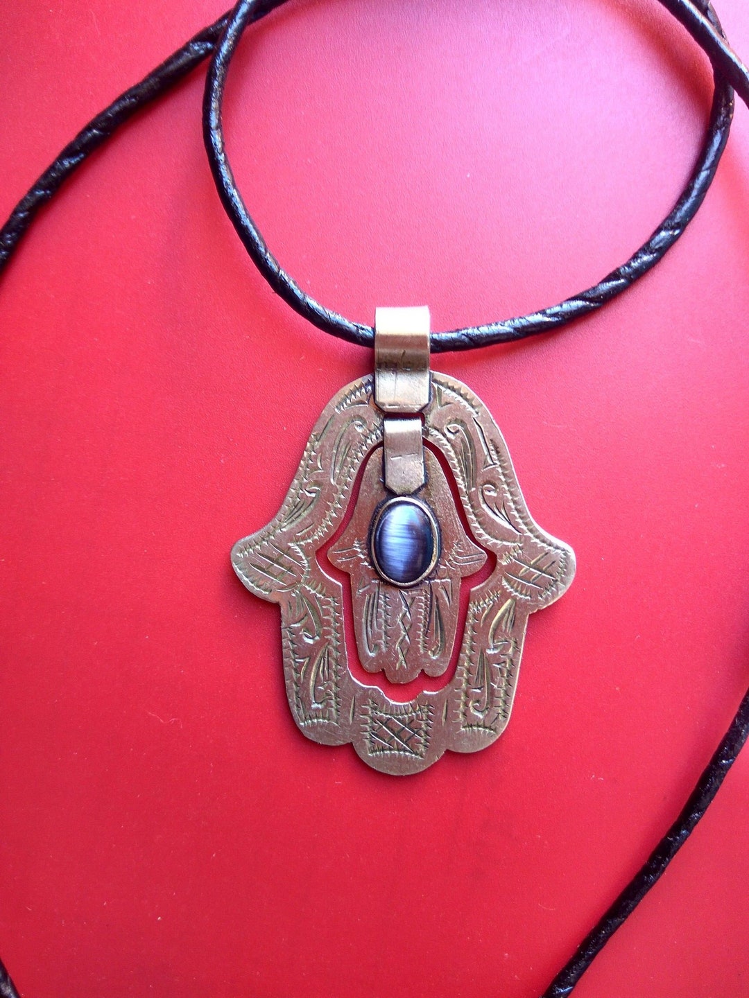 Berber Silver Khamsa Morocco Hamsa hand of Fatima Amulet - Etsy