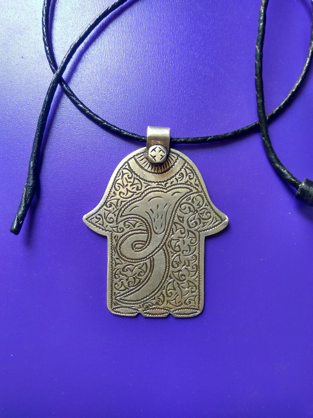 Morocco Maroc Sterling Silver Pendant, Necklace Amulet Talisman Pendant ...