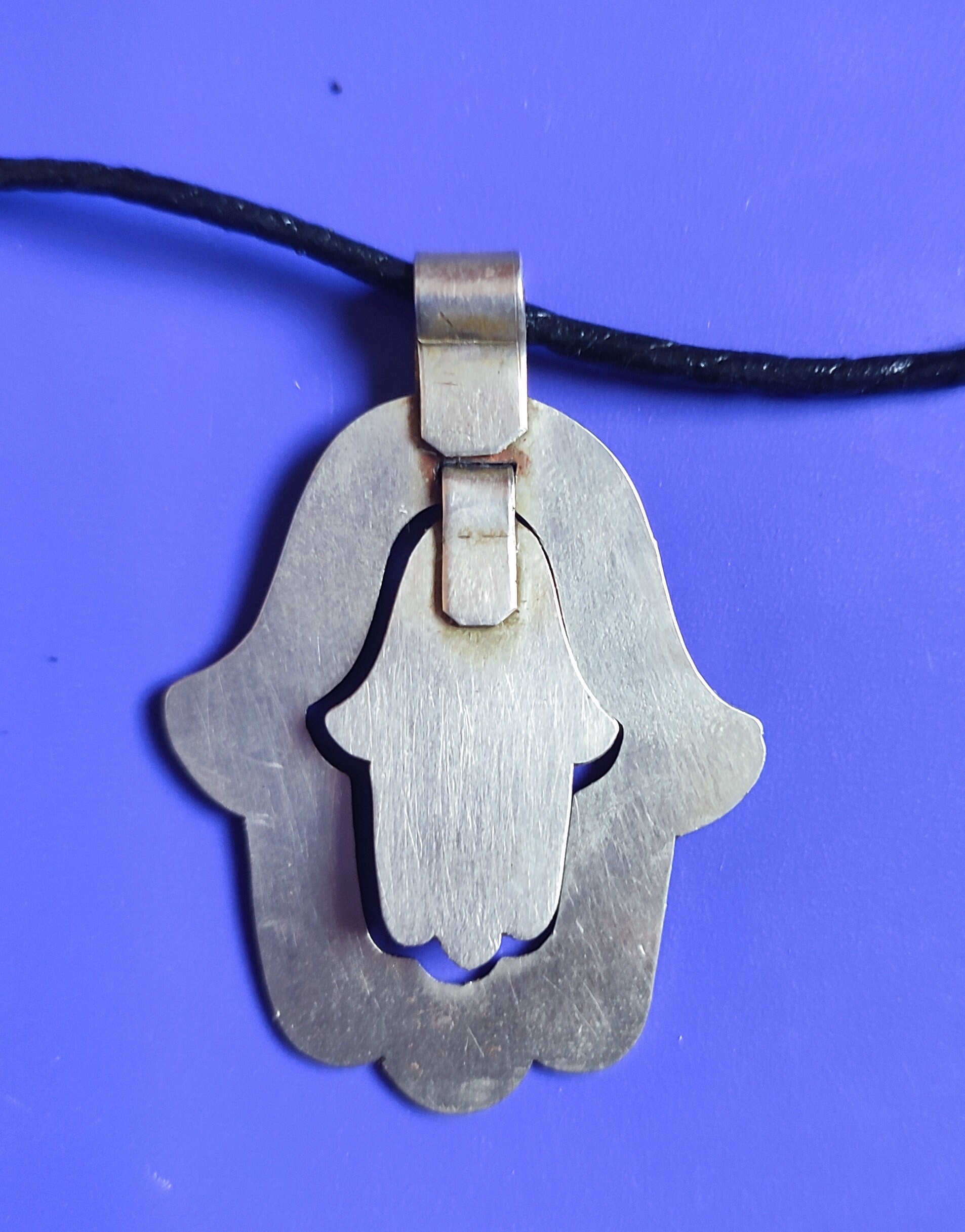 Berber Silver Khamsa Morocco Hamsa hand of Fatima Amulet Gift for Her ...