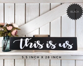 This is Us Sign, This is Us Wall Decor, This Us Wall Hanging, This is ...