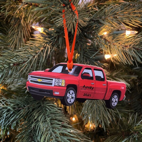 Chevy Silverado Ornament - Etsy
