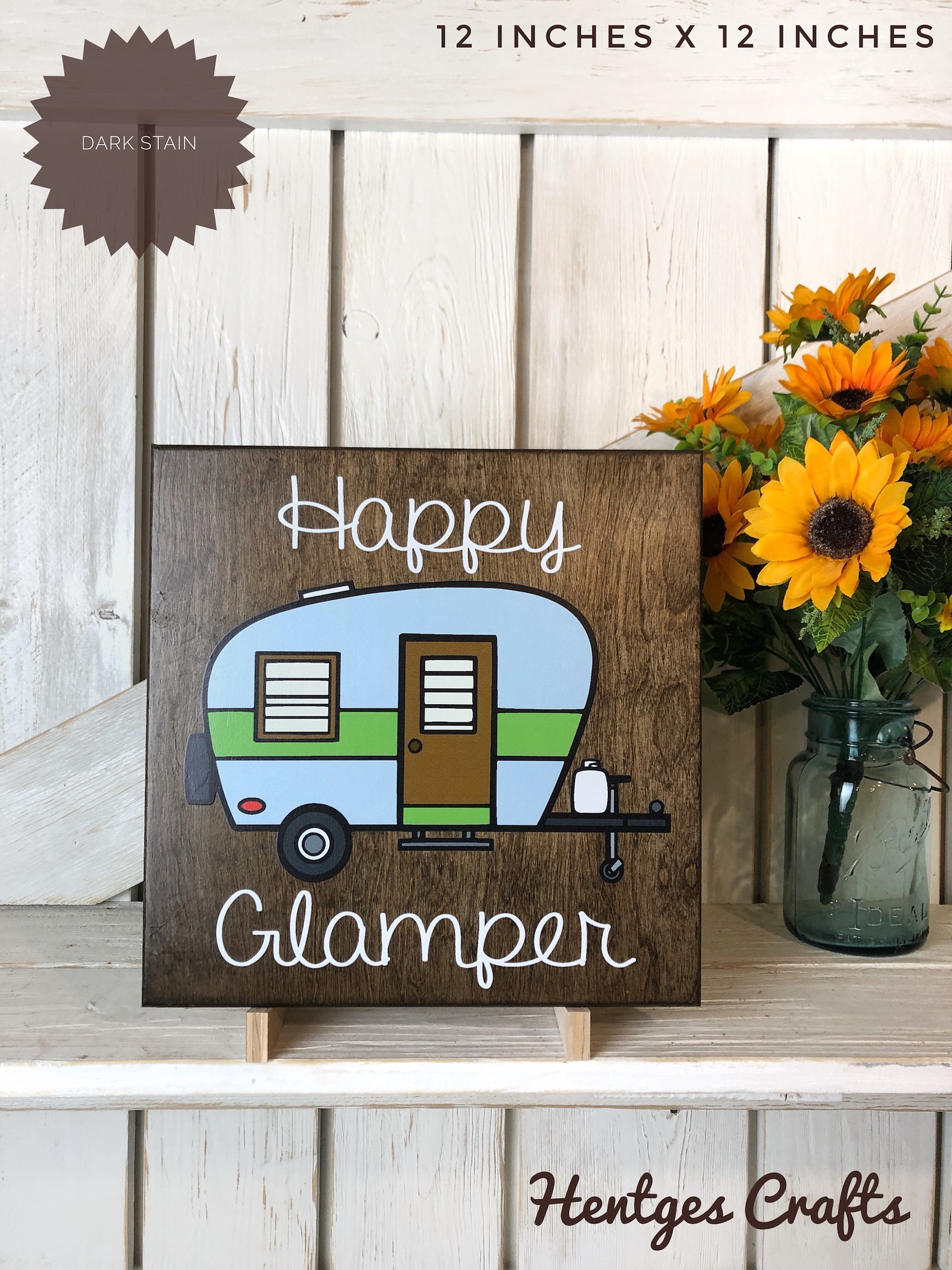 Happy Glamper Sign - Etsy