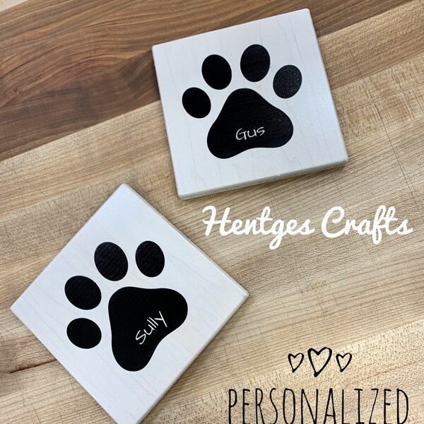 Paw Print Tile - Etsy