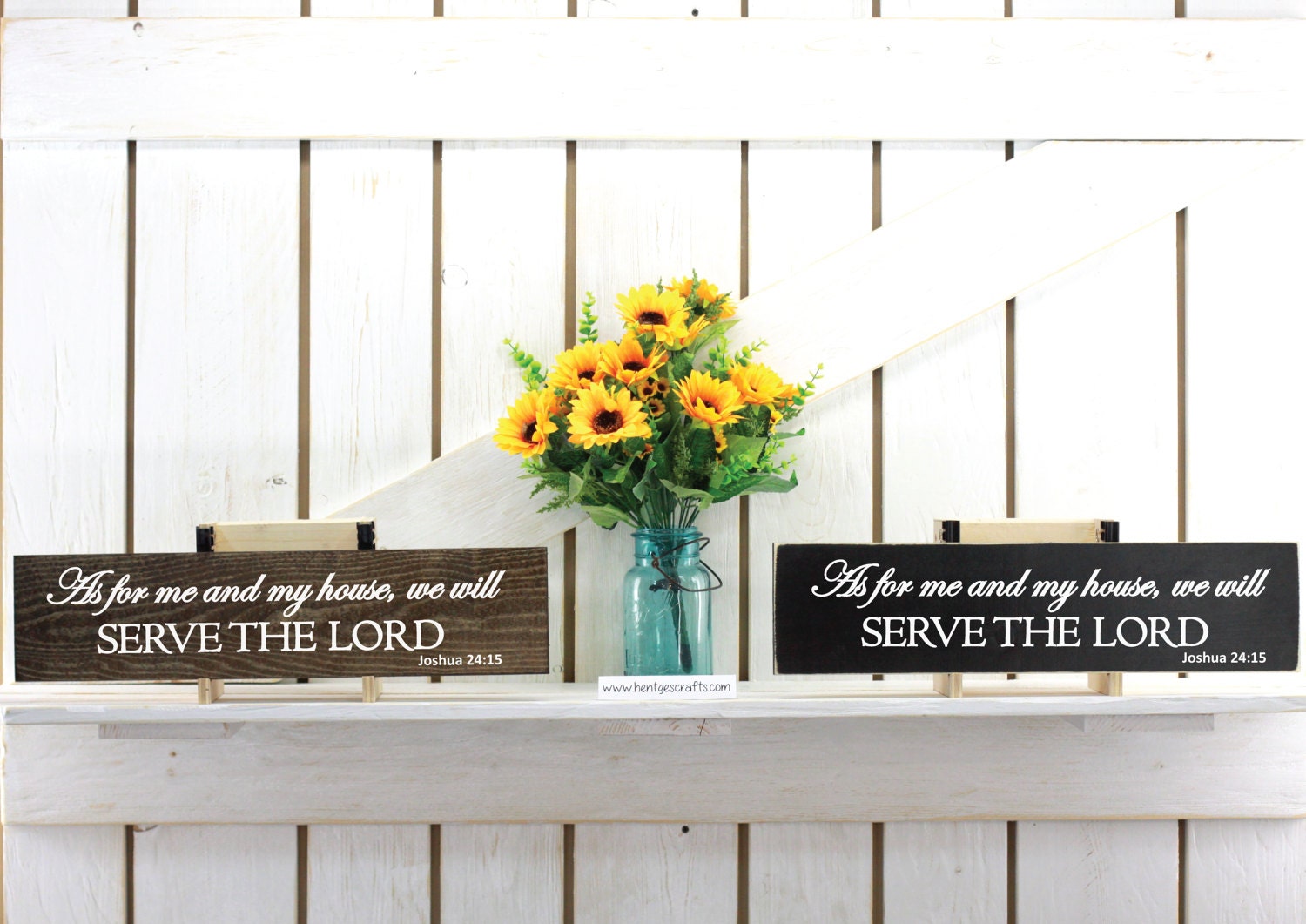 As for Me and My House Sign - Etsy